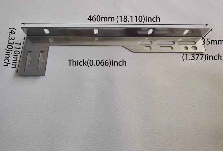 Flag Shaped Angle Iron Garage Door Structure with Triangle Bracket ...