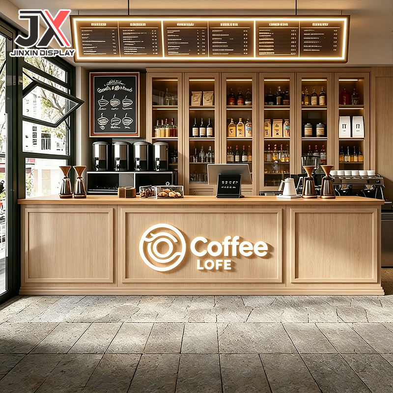Custom Design Modern Cafe Coffee Bar Counter Hot Sale Whole Store ...