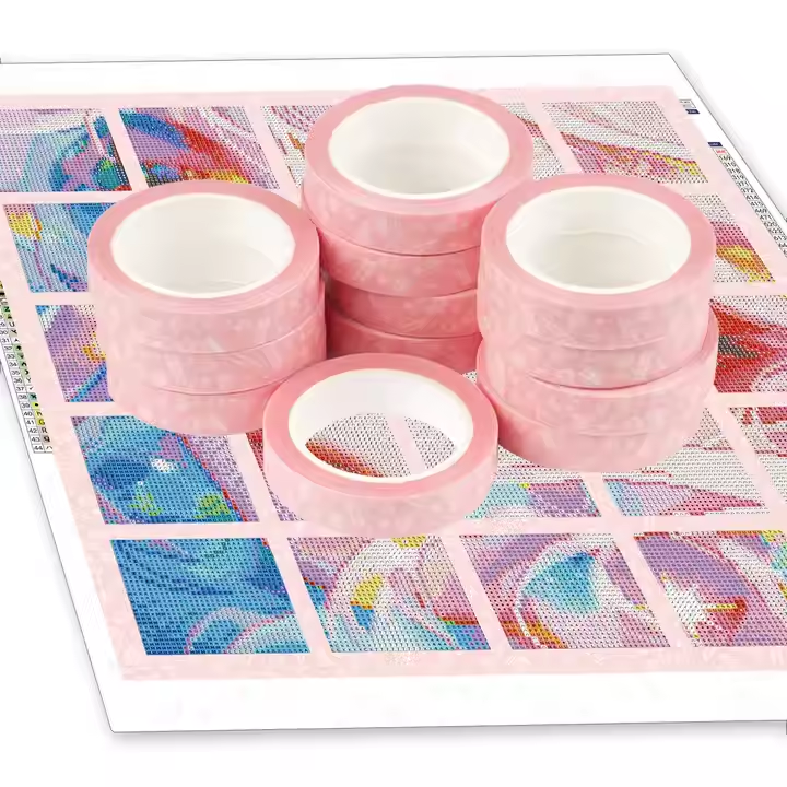 L-Washi Tape for Diamond Art Kit Custom with Logo 10/15mm Wide Canvas ...