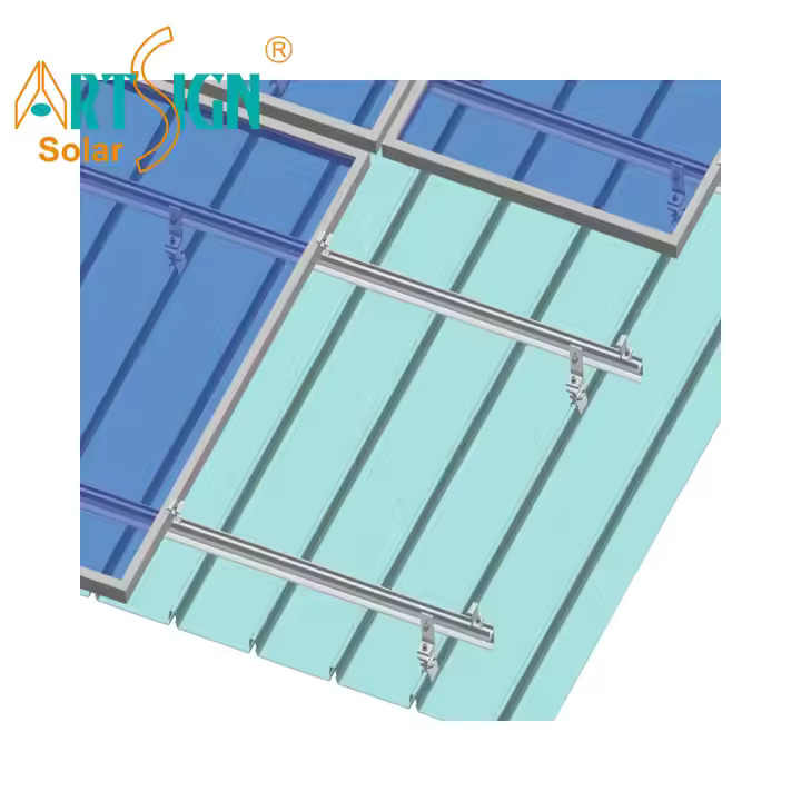 Art Sign Affordable Aluminum Solar Panel Rail Pv Rack System Quick ...