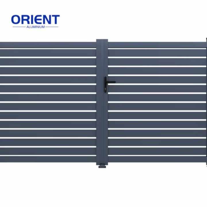 Auto Folding Aluminum Fold Gate Exterior Modern Design House Villas ...