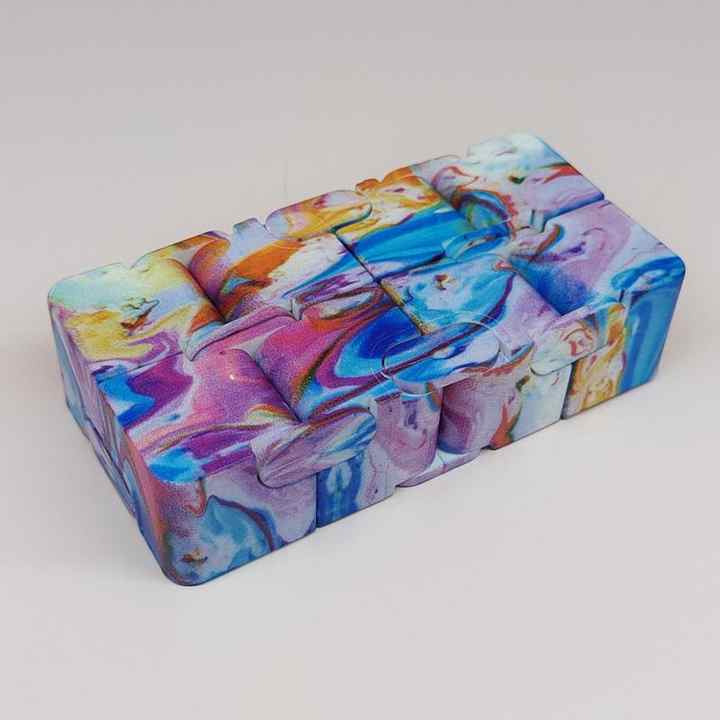 Starry Sky Infinity Cube 3D Plastic Puzzle Cube Children Education Toys ...