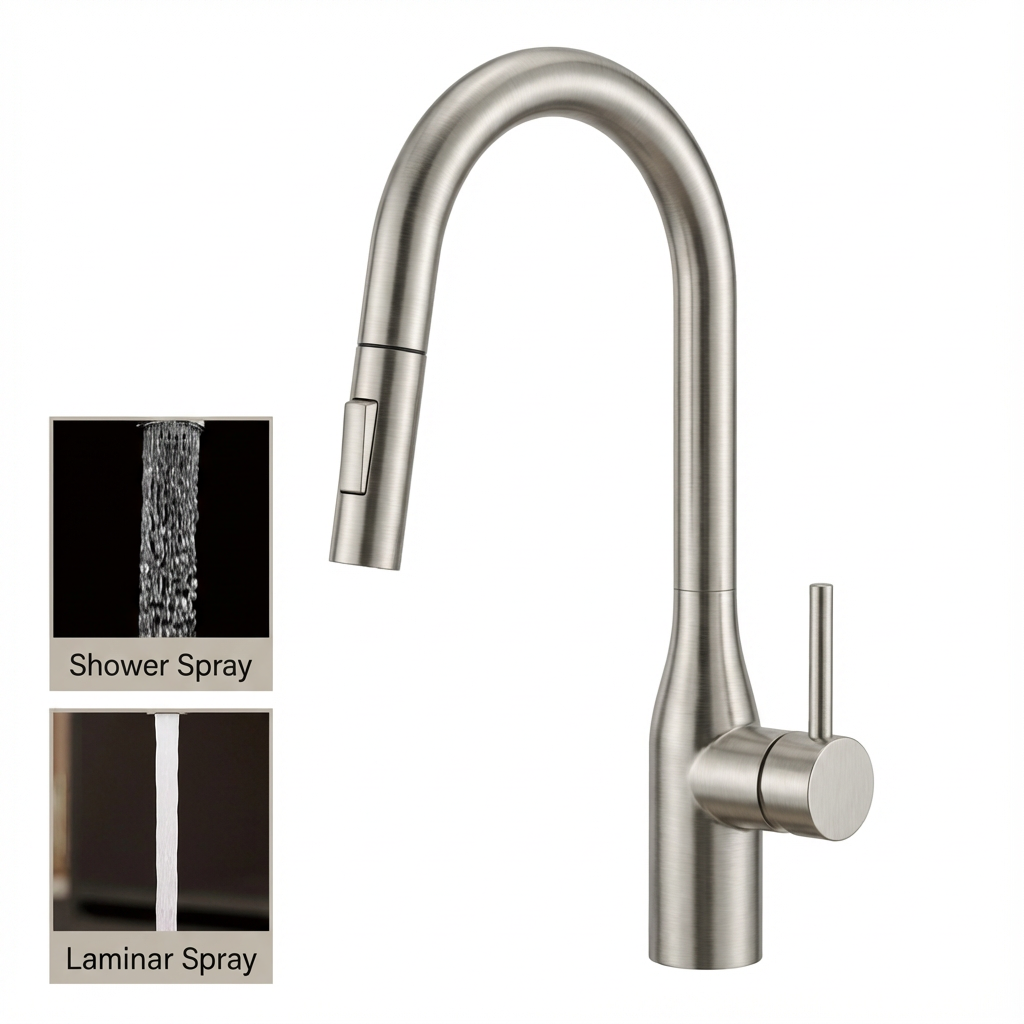 Verified Supplier Stainless Swan Neck Tap Modern Design, Stainless ...