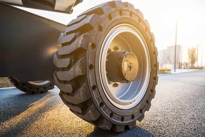 BOOEN Solid Tyre Haulotte Foam Filled Tyre 10x16.5 10-16.5 12-16.5 for ...
