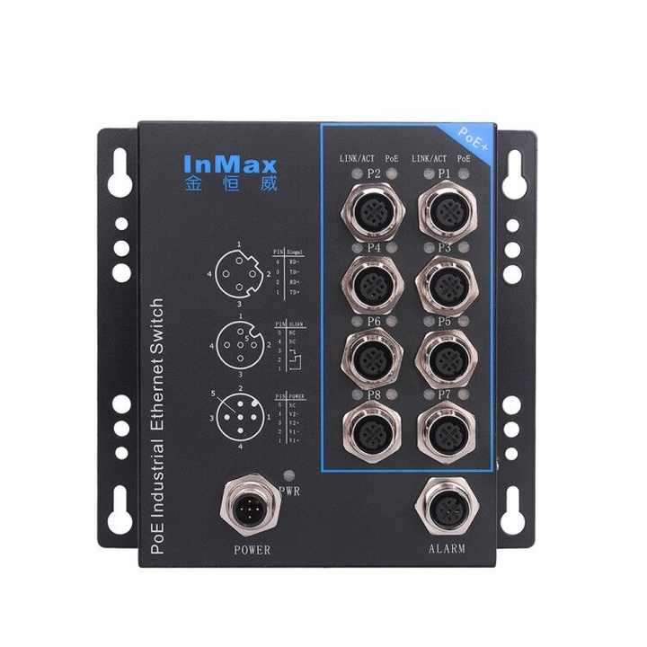 Inmax M12 Poe Switch - Reliable Ethernet for Rail Vehicles