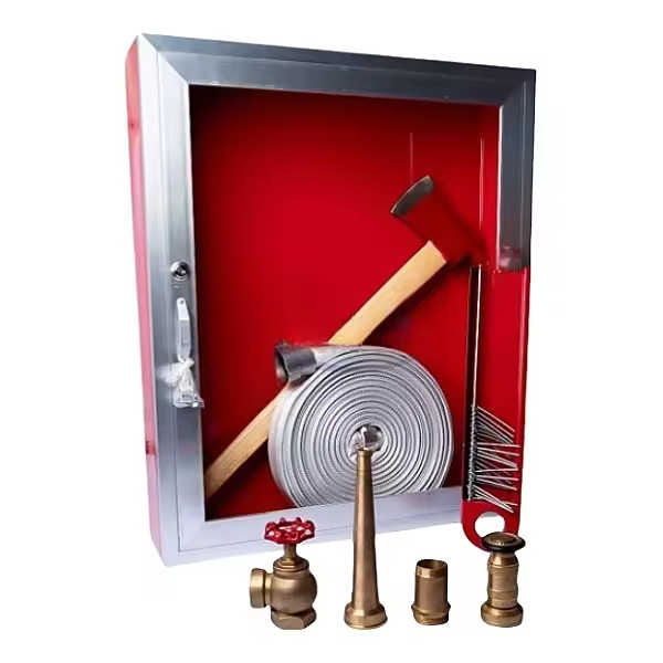Powder-Coated Carbon Steel Fire Hose Cabinet Firefighting Equipment ...