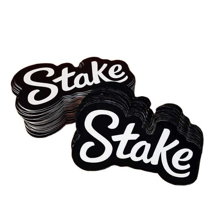 Custom Personalized Logo Adhesive Sticker Vinyl PVC