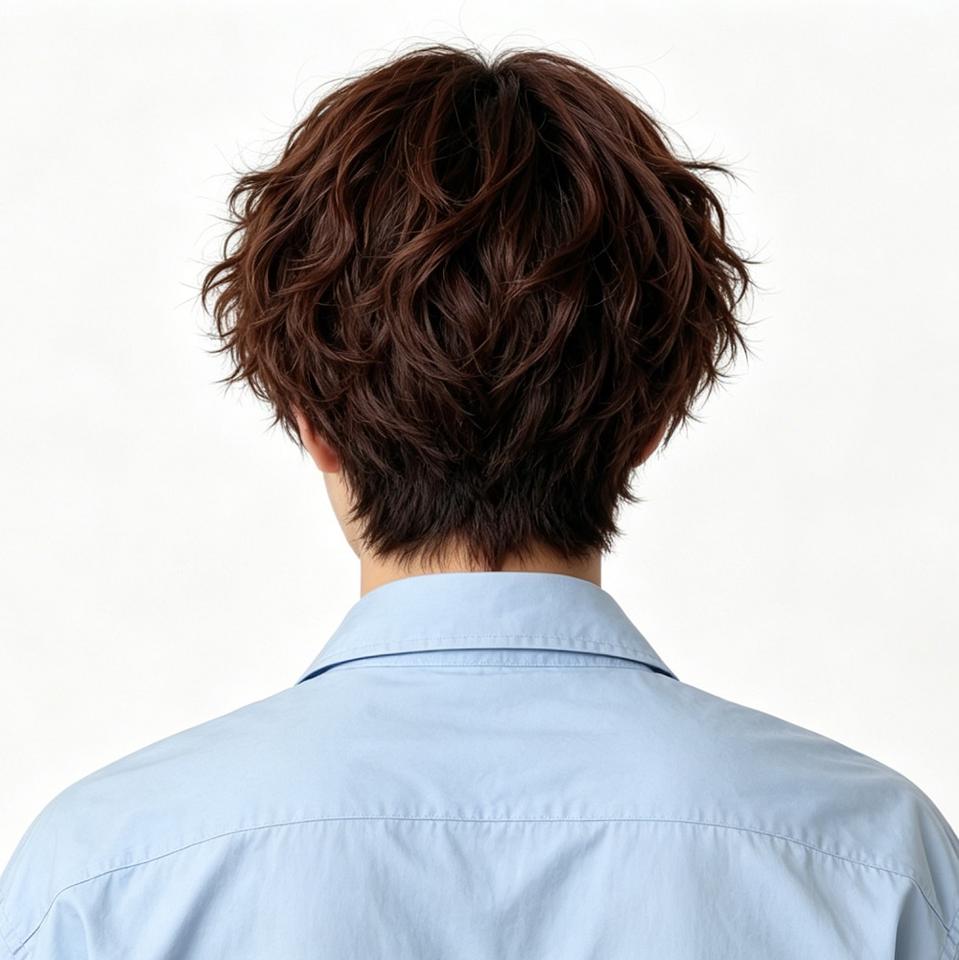 Short Bubble Perm Synthetic Wigs High Temperature Fiber Tin Foil Perm ...