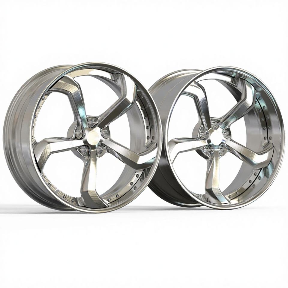 Concave Chrome 2/3 Piece 22 24 26 Inch Drawing Forged Alloy Wheels 26 ...