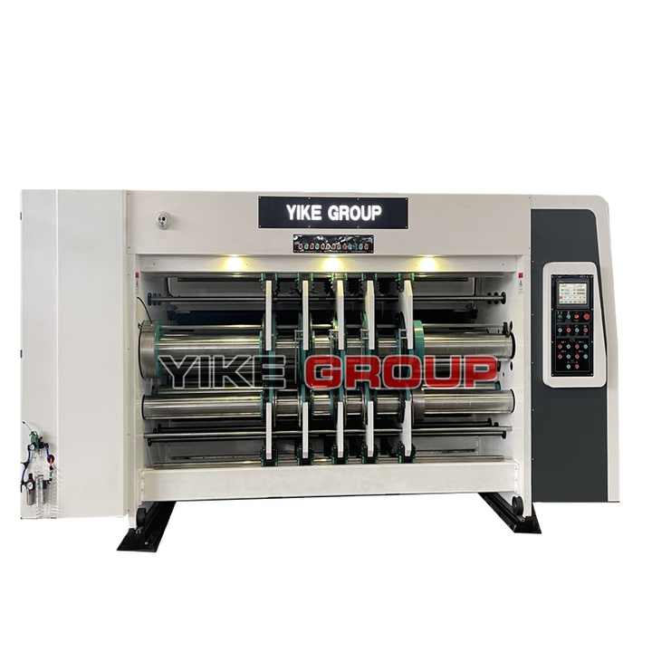 YK-1224 Automatic 4 Colors Carton Box Flexo Printer Slotter Die Cutting ...