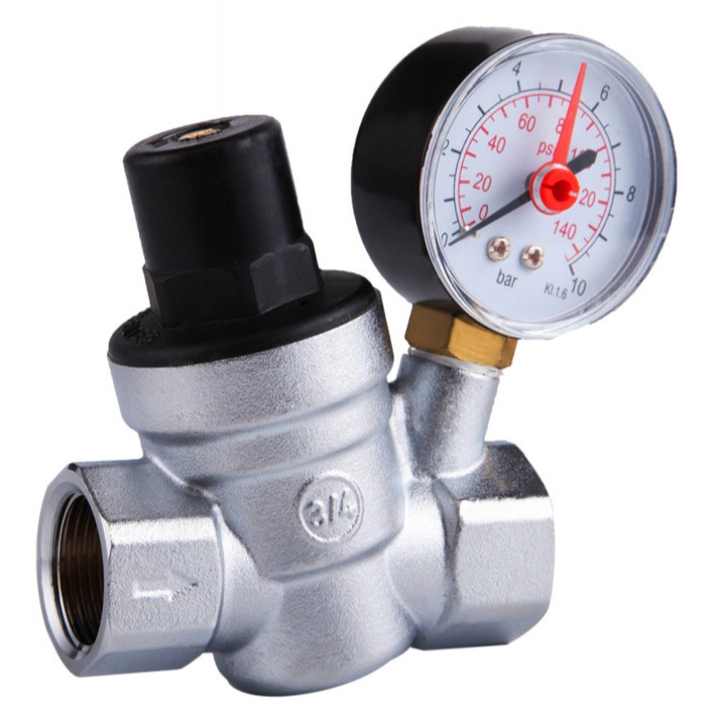 Chrome Plated Brass Water Pressure Regulator High Temperature Thread ...