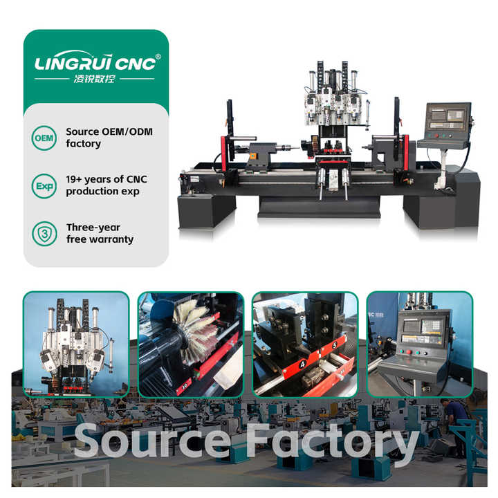 New CNC Conventional Turning Wood CNC Lathe with Two Knives Four ...