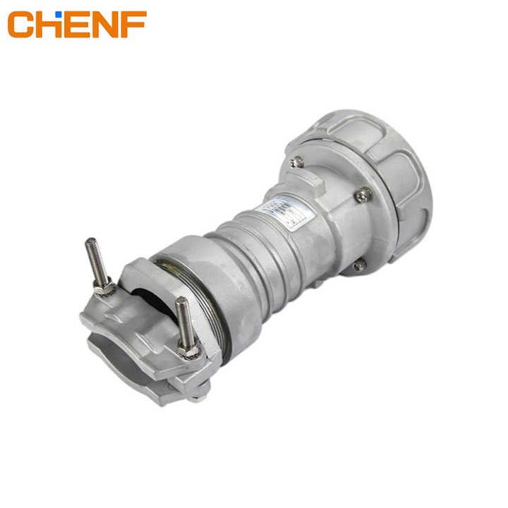 CHENF IP67 High Current Aluminum Shell Industrial Plug Socket CF4021 4P ...