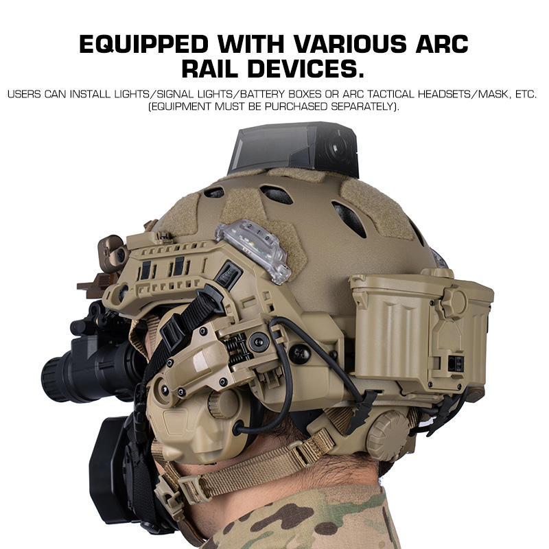 WOSPORT Helmet Modular ARC Rail - 5 Locking Positions