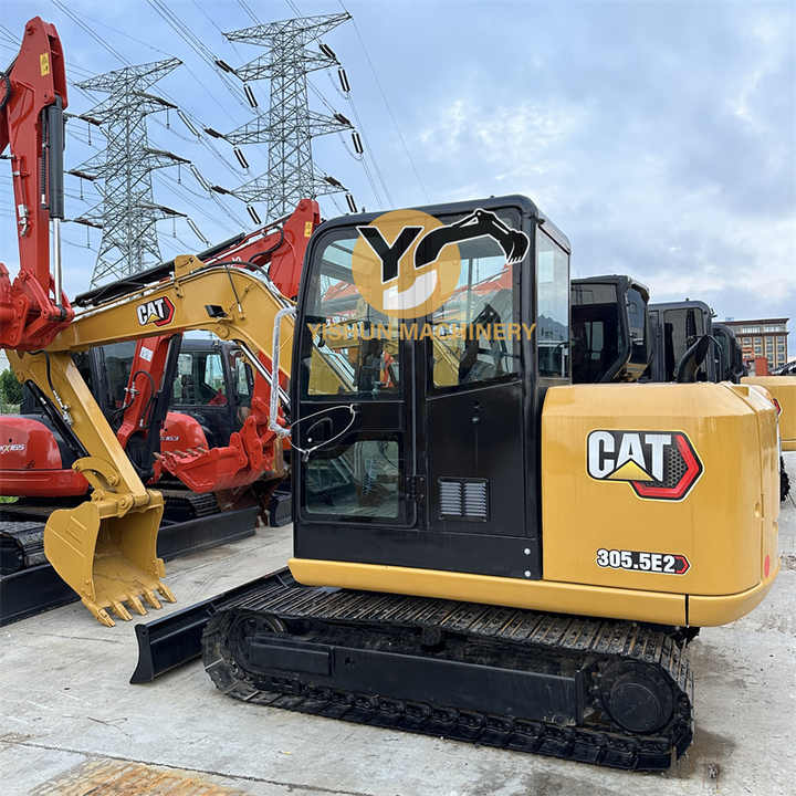 Good Performance Used Cat 305.5 Excavator Cat 305.5E2 Mini Excavator 5. ...
