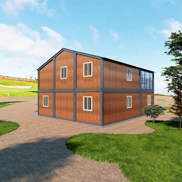 Full Apartment Furnished Prefab Two-Story 3 in 1 Container Home