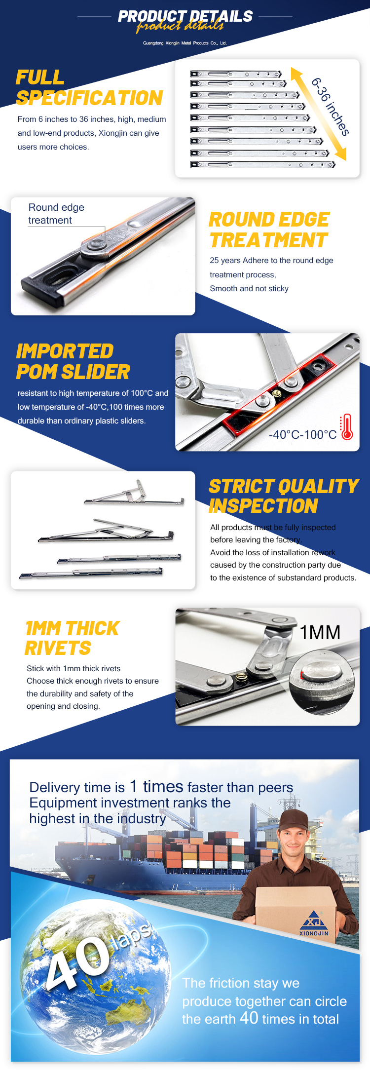 Casement Window Hidden Friction Stay Concealed Window Hinge - Buy ...