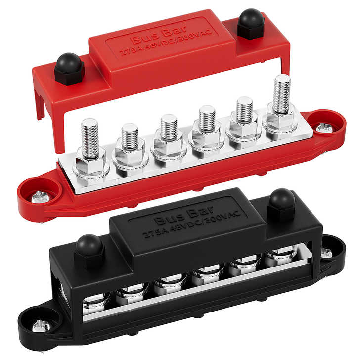 275A Power Distribution Bus Bar - Reliable Car Audio Connectors