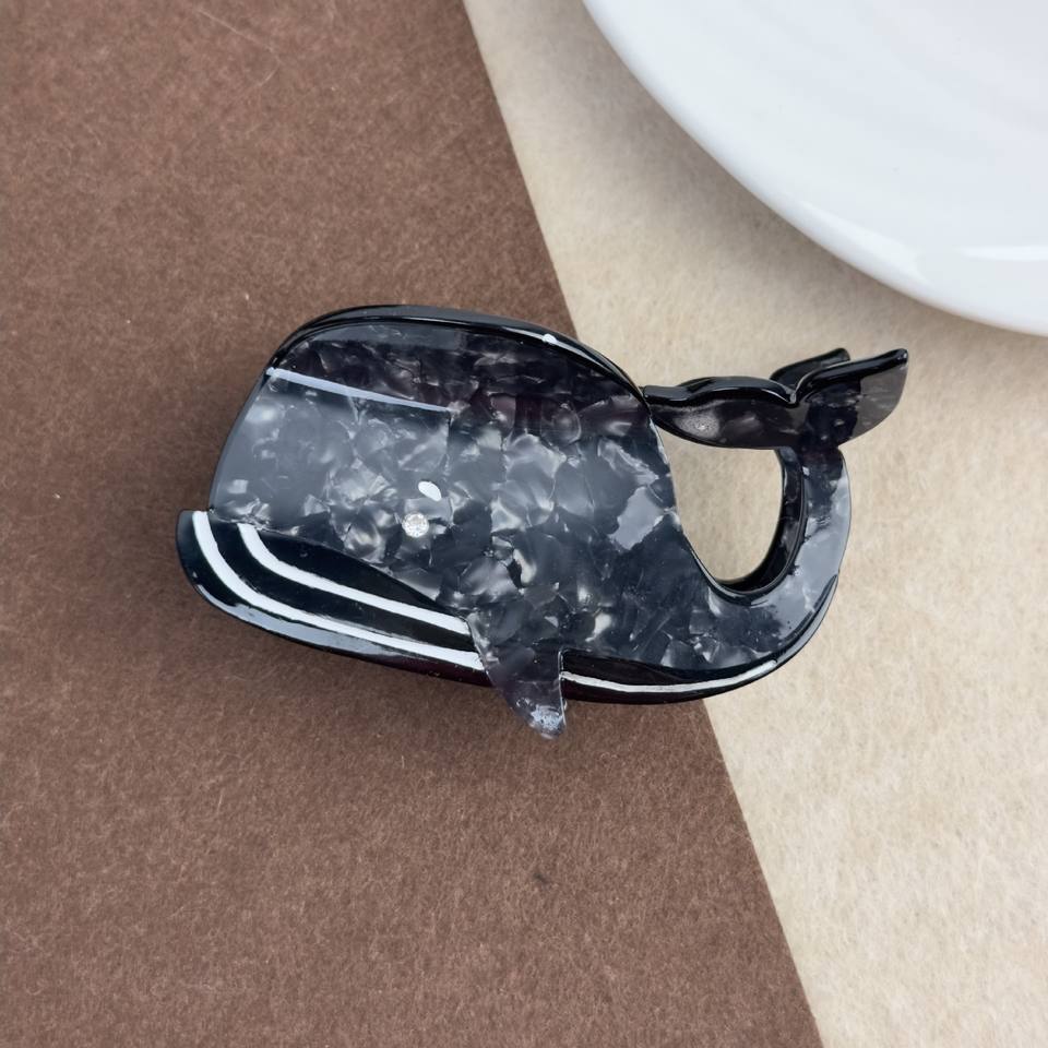 Cute Whale Shark Claw Clips Acetate Hair Clips Blue Marine Animal Hair ...
