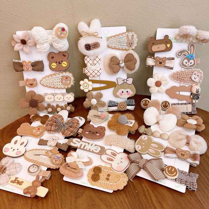 Wholesale Children Hair Clips Set - Cute Cartoon Hairgrips