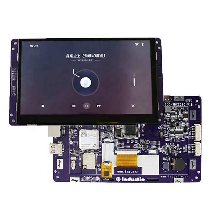 LVGL Certificated IDO-SMLCD72-V1-2EC 7-Inch Dual Core Display