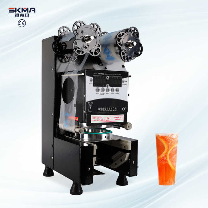 Commercial Bar Portable Automatic Juice Coffee Cup Sealing Machine High ...