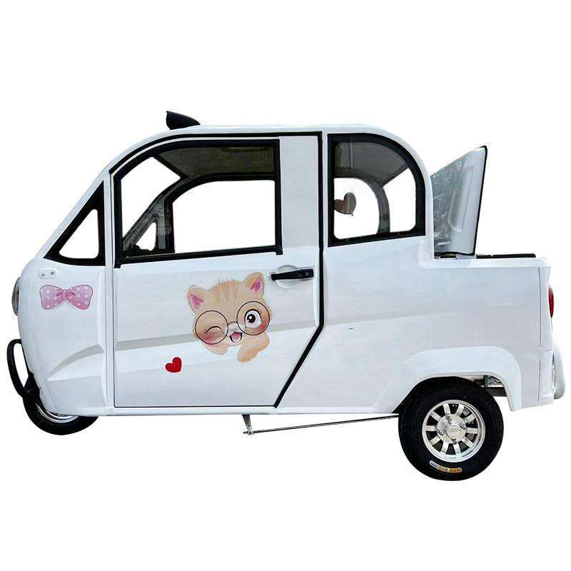 Electric 1500W 60V Long Range Disc Brake Mini Car Cargo Tricycle ...