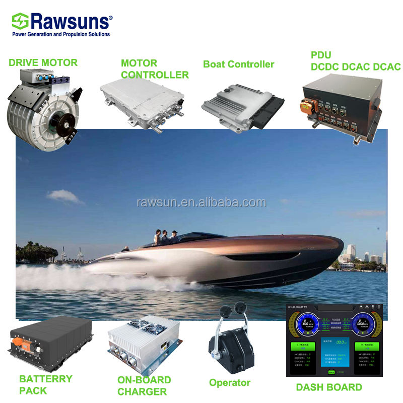 High Quality Electric Propulsion System for 30-100 Feet Boats