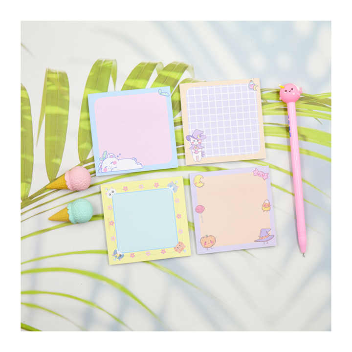 Customized Creative Stationery Cute Style Colorful Portable Fancy Memo ...