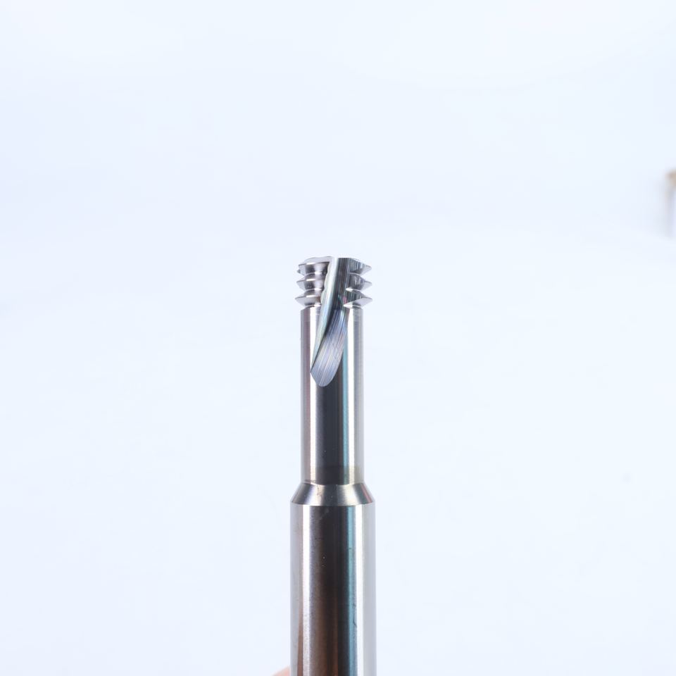 Carbide 3-Tooth Thread Mill for Internal Threading CNC Tapping Tool ...