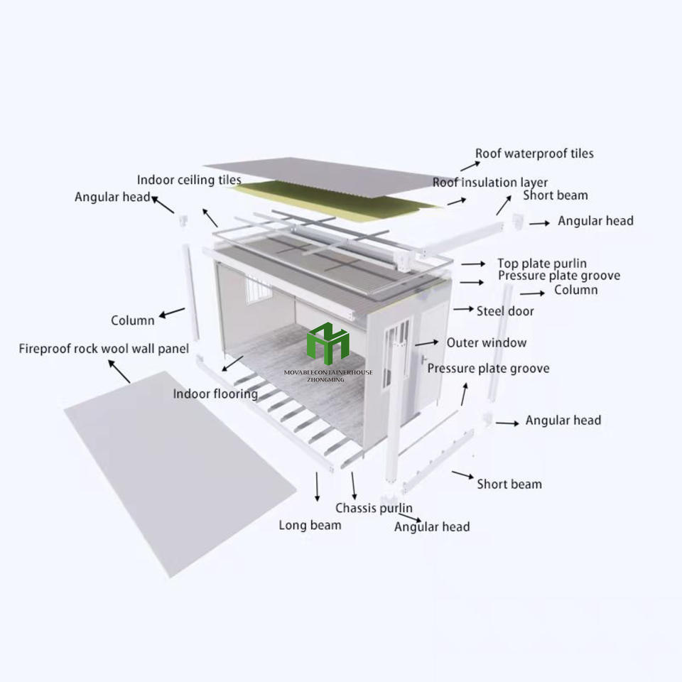 Factory Customized 3-4 Bedroom Prefabricated Container House, 40 Foot ...