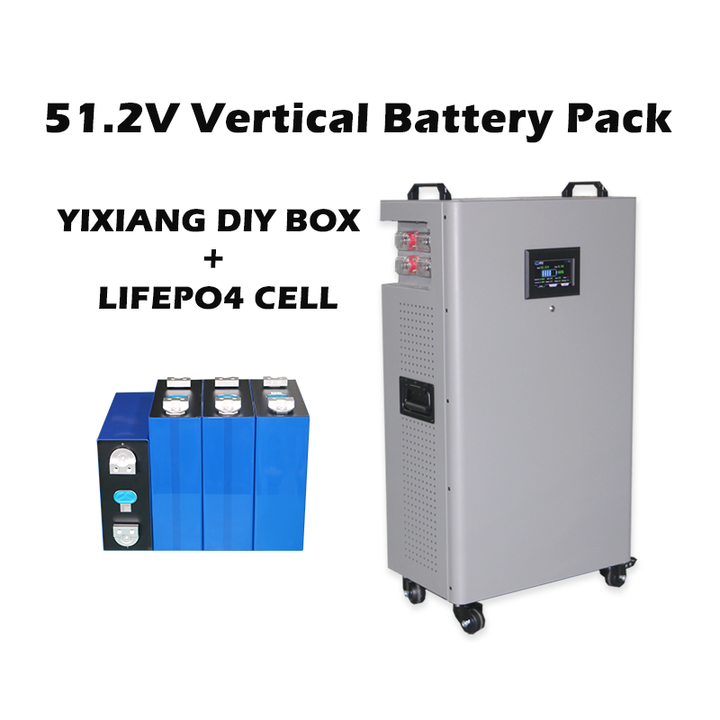 YIXIANG Becky EU Stock Vertical Battery Pack With JK 200A BMS V19 51.2V ...