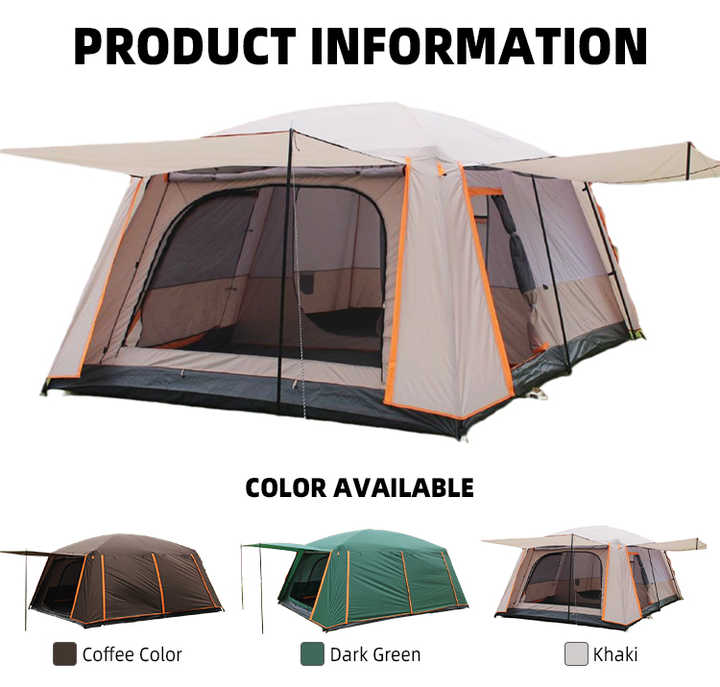 1 Second Quick Open Family Tent - Ideal for Outdoor Camping