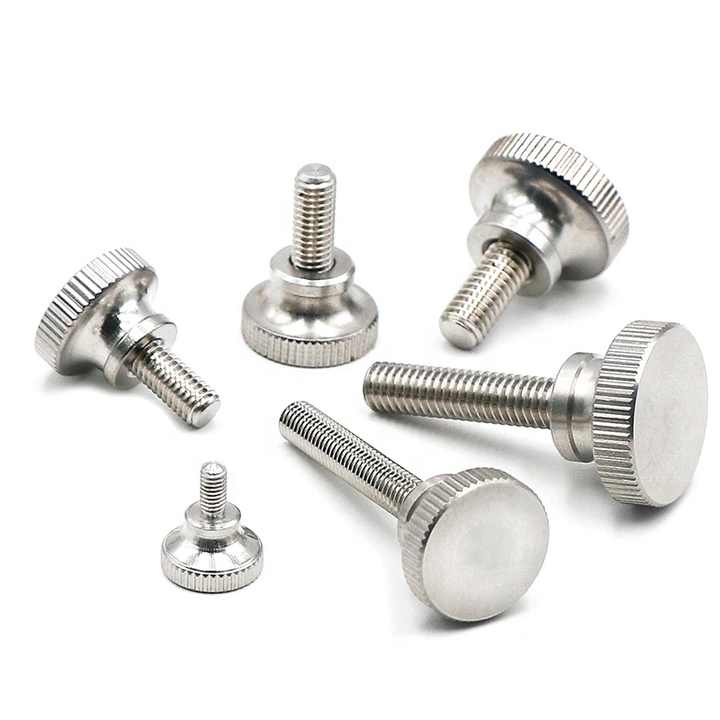 M5 M6 Knurled Thumb Screw Manual Adjustment Computer Screws - Stainless Steel 1/5pcs| Alibaba.com