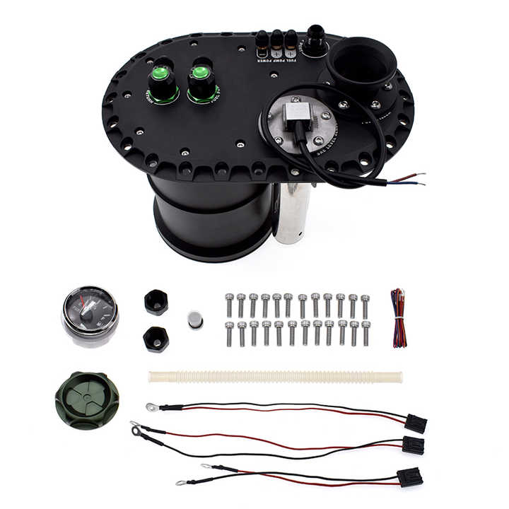 Anodized Aluminum 2.2 Liter Fuel Surge Tank for Racing