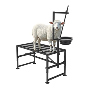 Livestock Trimming Stand WOLWES Adjustable – Portable Stand For Sheep ...