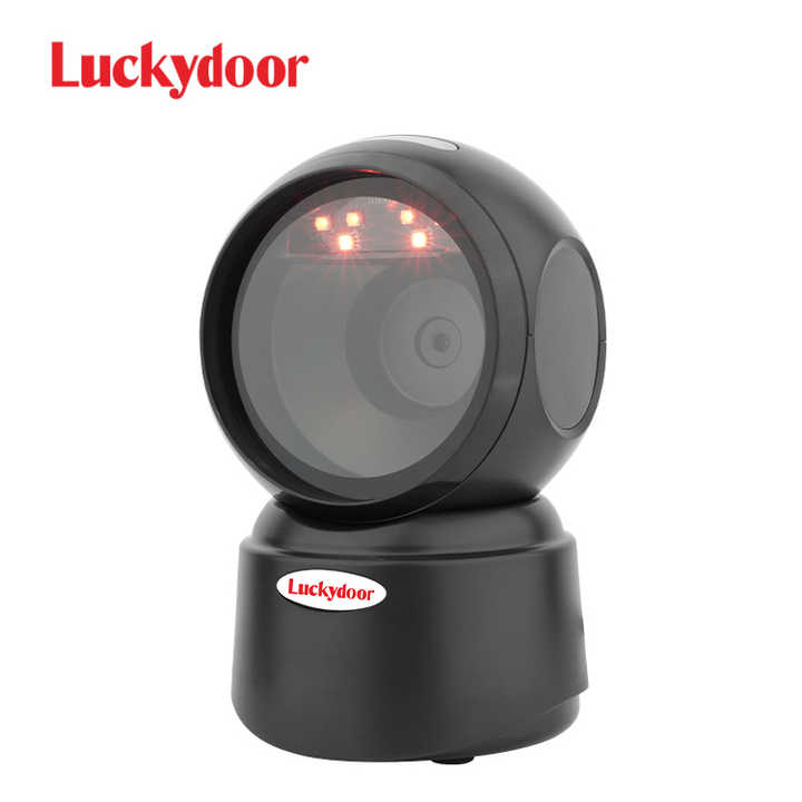 Desktop 2D Barcode Scanner Omnidirectional Desktop POS Barcode Scanner ...