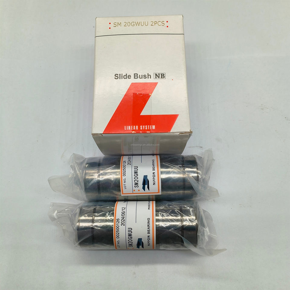 Japan NB Slide Bush Ball Linear Motion Bearings SM20G SM20GW SM20GWUU ...
