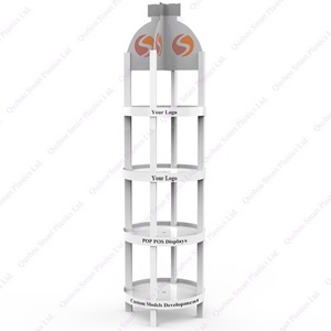2 Liter Soda Bottle Rack - Custom Metal Tiered Display Stand
