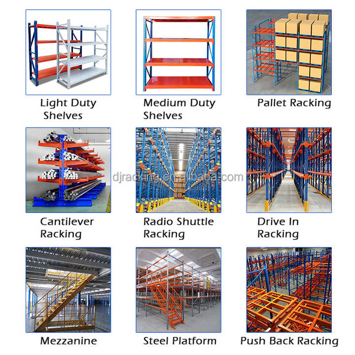DJ Factory Heavy Duty Industrial Pallet Racks Cargo Storage Equipment ...