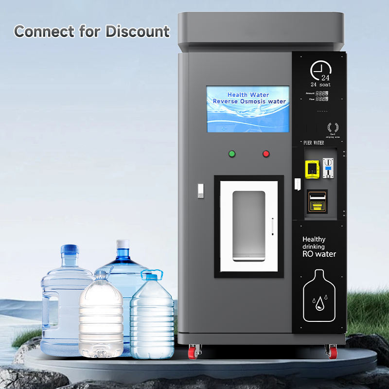 7-Stage Filter 224L Capacity Water Refill Machine Electric RO Water ...
