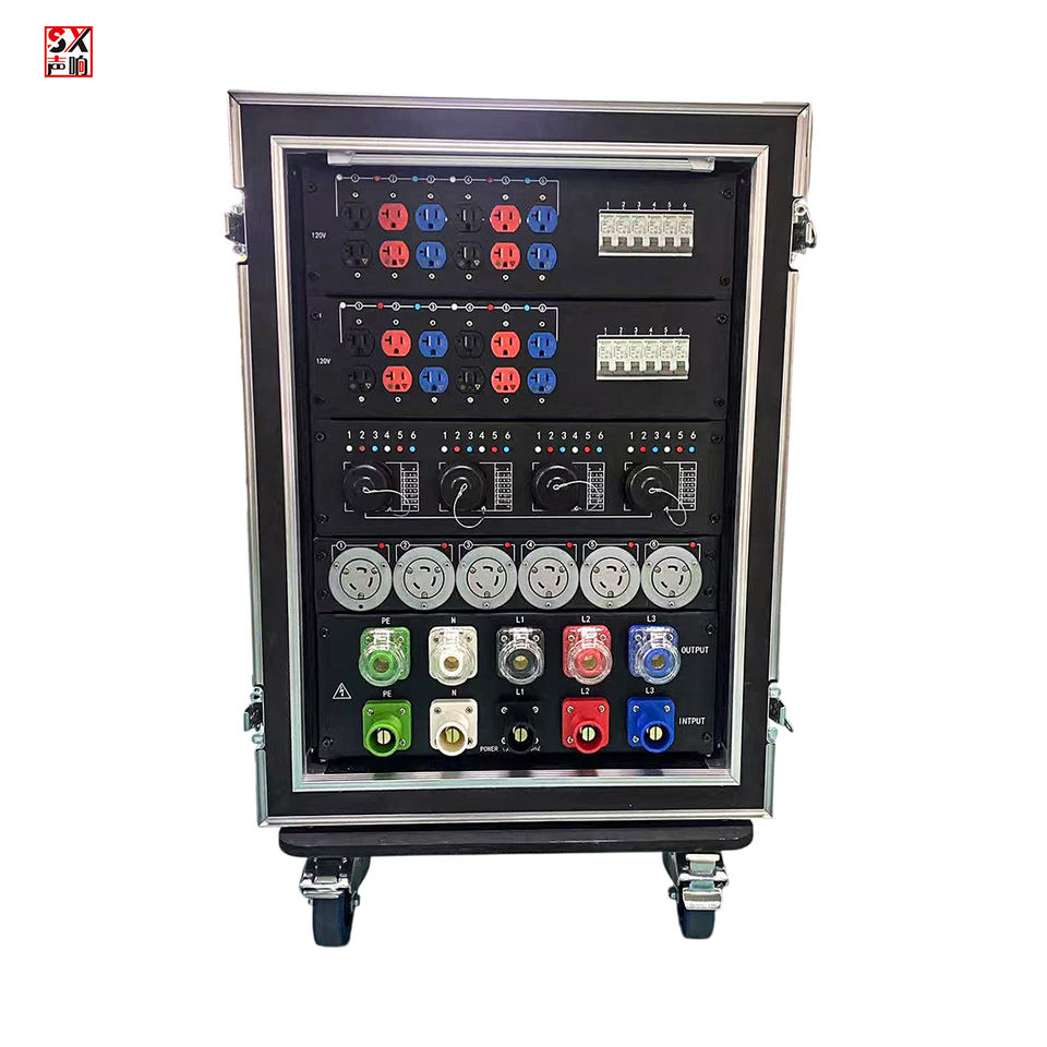 36 Way 220V Event Power Distribution Equipment 400a Camlock Outdoor Stage Lighting 3 Phase ...