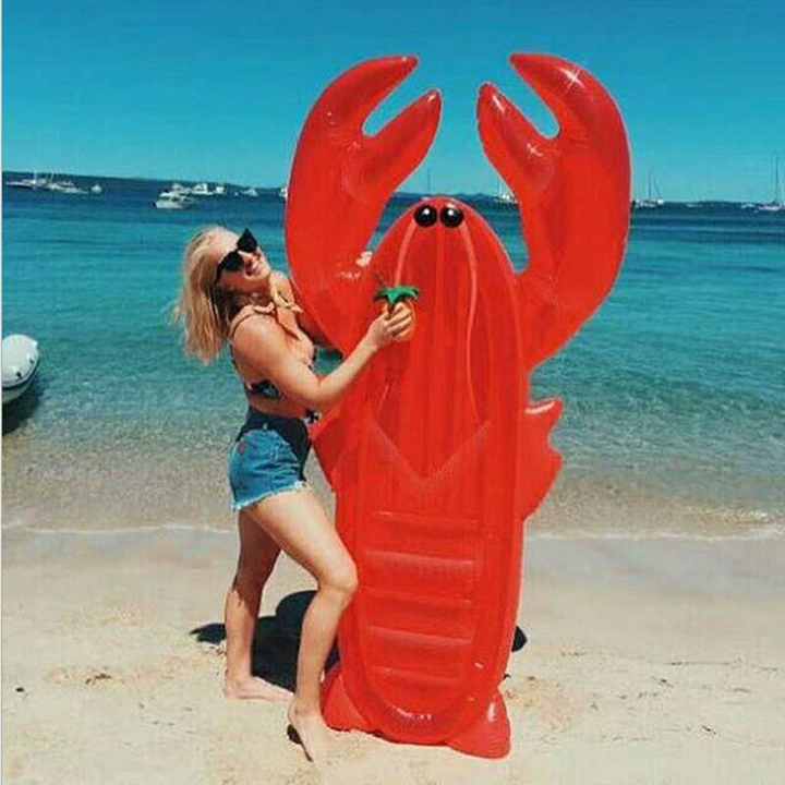 Lobster Inflatable Pool Float - Durable & Fun for Adults