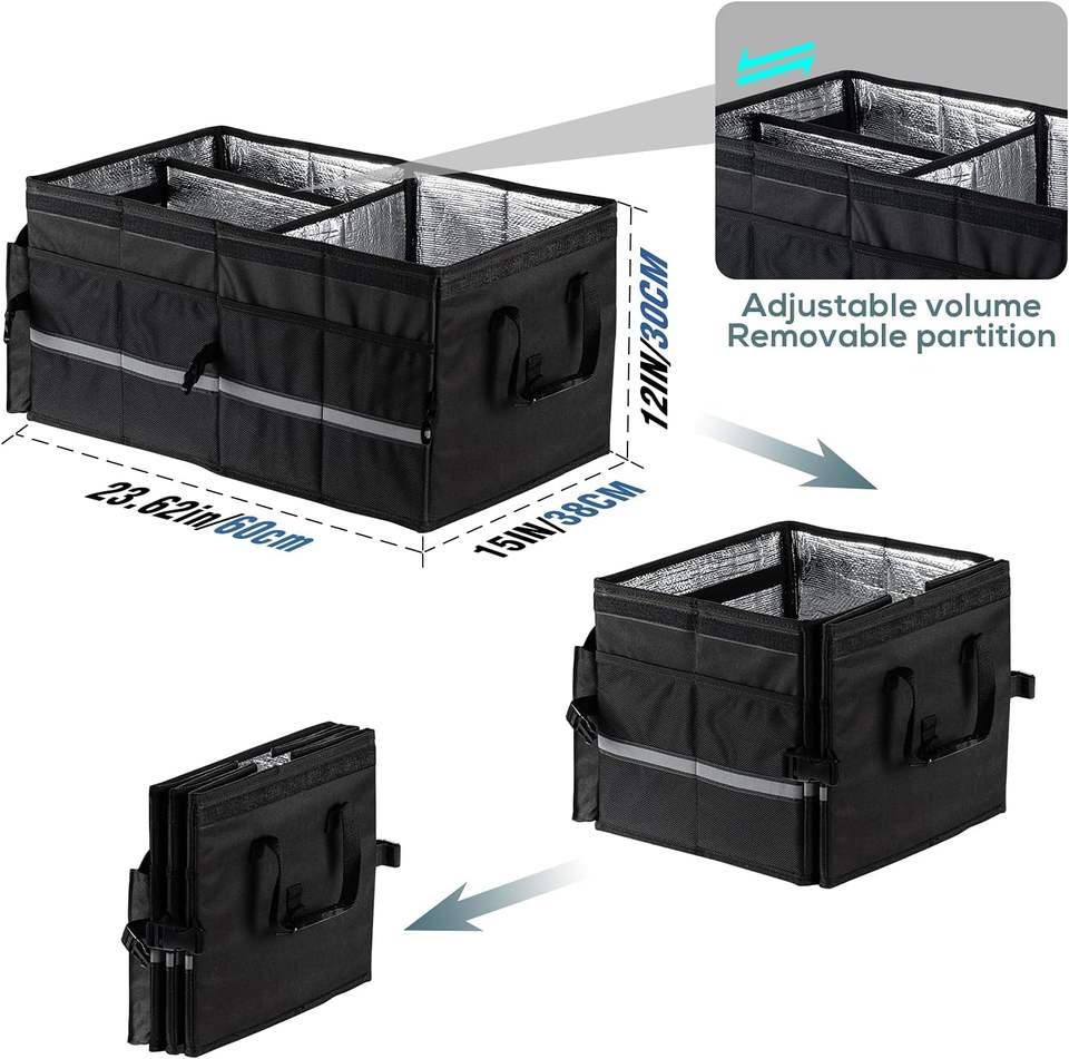 Car Boot Bag Waterproof Practical Boot Organiser Boot Bag with Thick ...