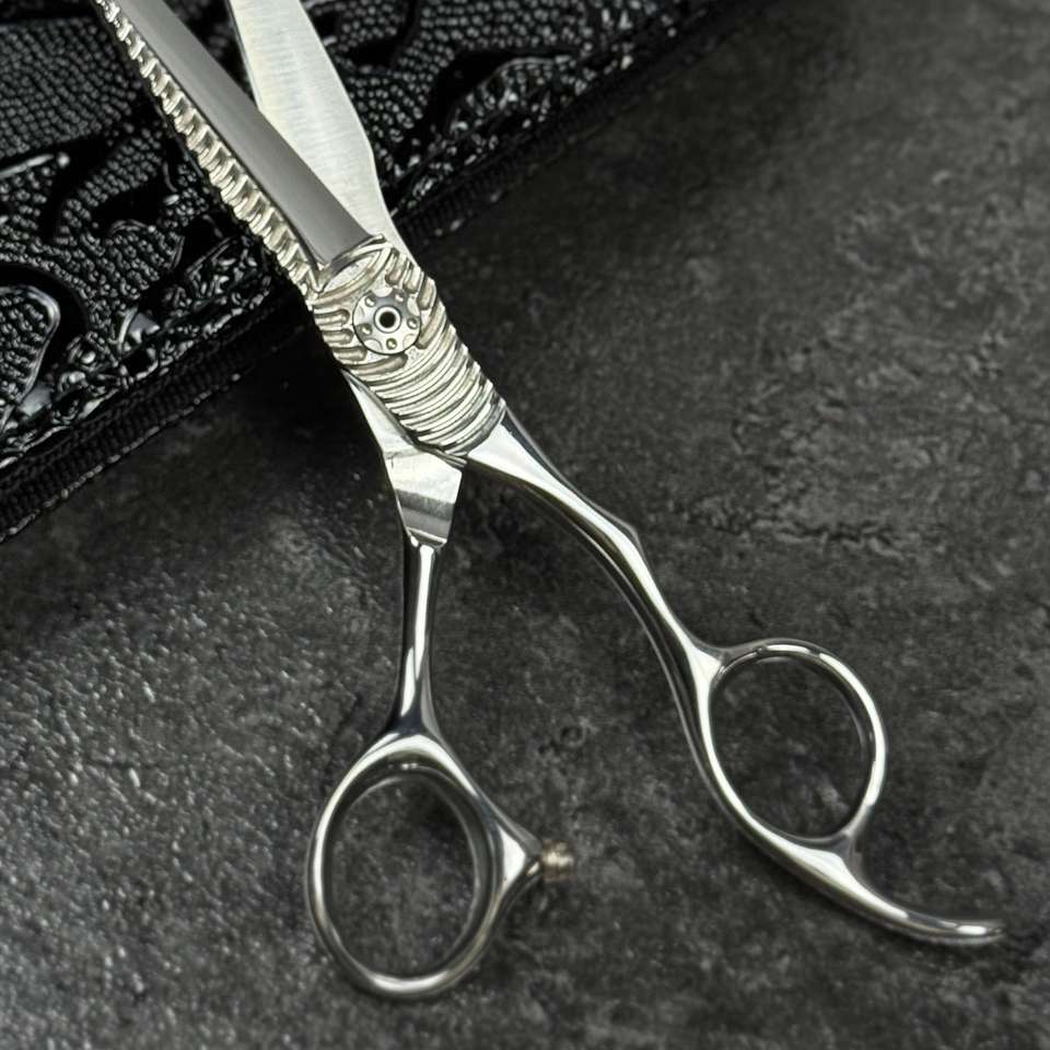 6.0 Inch Professional Stainless Steel Straight Hair Barber Scissors ...