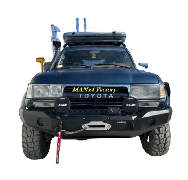 Manx4 Front Bumper - Durable Steel Bull Bar for LC80 J80