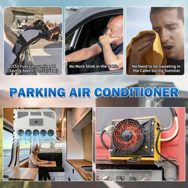 12 volt mini split air conditioner truck Semi Truck Air Conditioner for ...