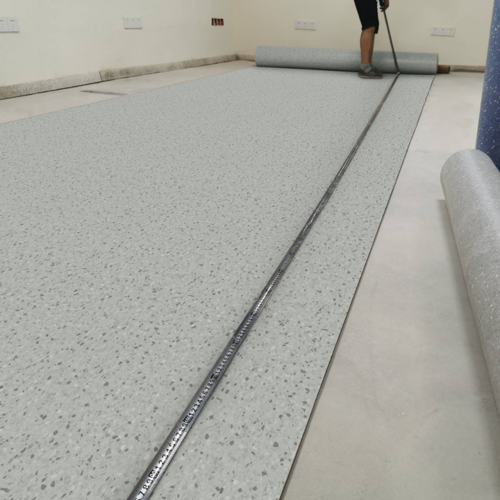 Terrazzo PVC Roll Flooring - Durable, Stylish, and Eco-friendly