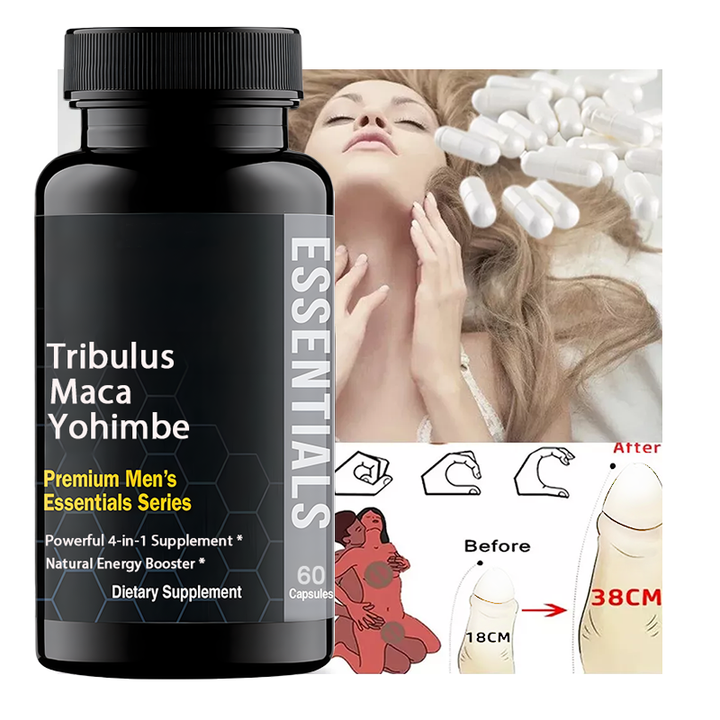 Male Enlarger Thicken Longer Bigger Growth Ashwagandha Root Enlargement 60 Capsules Male ...