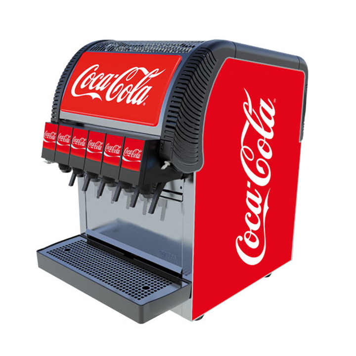 4-6 Flavors Post Mix Cold Drink Soda Beverage Dispenser